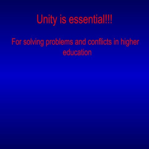 Unity is essential | PPT