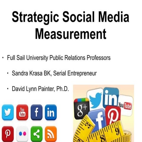 Strategic Social Media Measurement | PPT