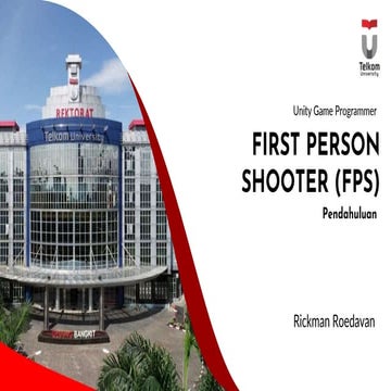 First Person Shooter (FPS) - Pendahuluan | PPTX