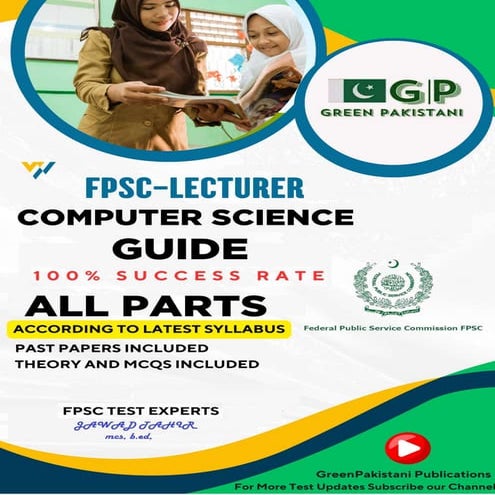 FPSC Lecturer Computer Science Guide Sample | PDF