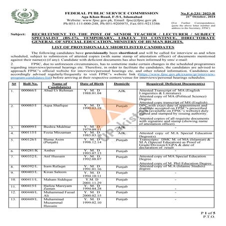 fpsc Senior Teacher Lecturer Subject Specialist.pdf