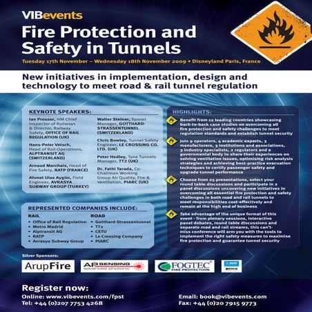Fire Protection and Safety in Tunnels | PDF