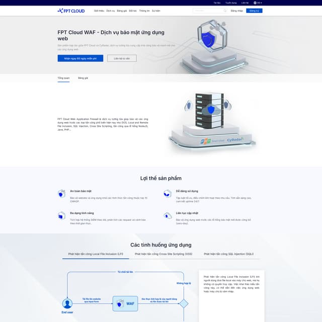FPT Cloud WAF - Dịch Vụ Bảo Mật Web Application | PDF