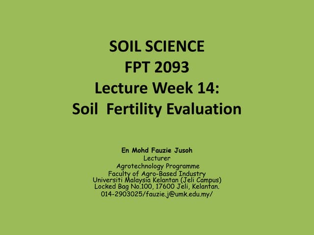 Soil Fertility Evaluation.pptx