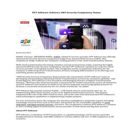 FPT Software Achieves AWS Security Competency Status.pdf