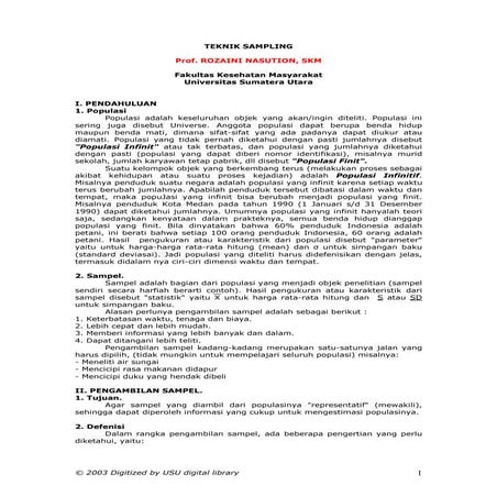 Distribusi Sampling | PDF