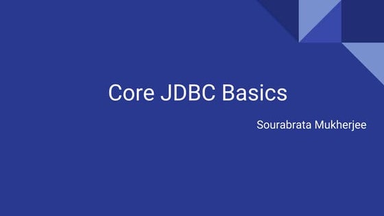 Java Data Base Connectivity concepts.pptx Java Data Base Connectivity concepts.pptx