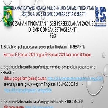F&Q Pengesahan Penempatan Tingkatan 1 Di SMKGS Sesi 2024 dan 2025.pptx