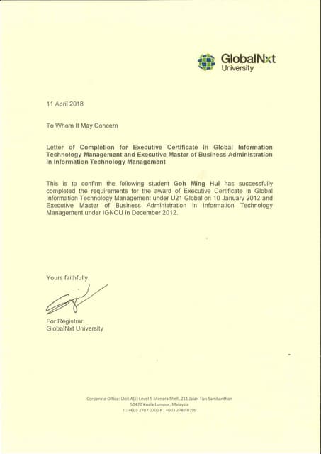 University Verification Letters | PDF