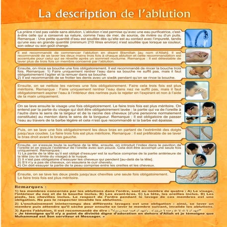 Fr islamhouse ablution-priere-ouchr | PDF