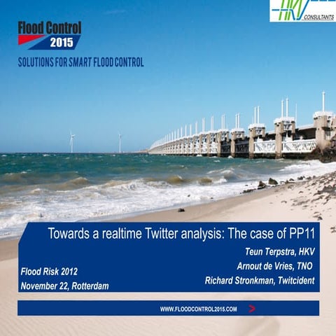 Towards a realtime Twitter analysis during crises: the case of PP11 | PPT