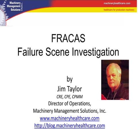 Fracas - Failure Scene Investigation | PPTX