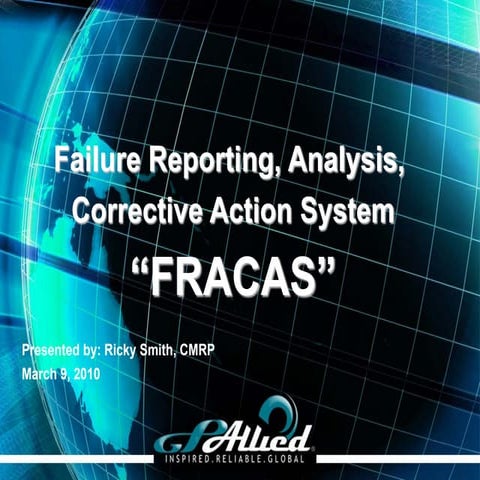 Failure Reporting Webex Slides - March 9, 2010 | PDF | Technology ...