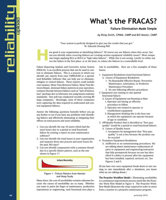 RCFA Success of Root Cause Failure Analysis | PDF