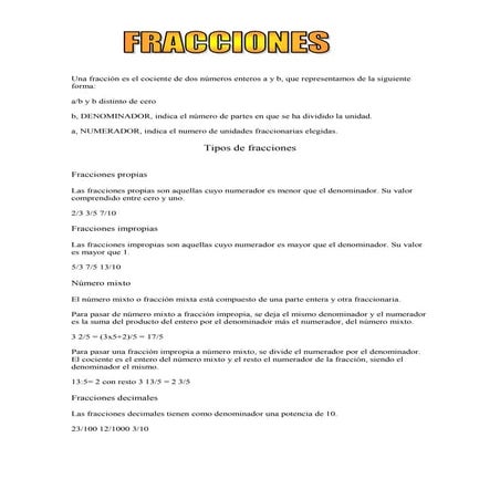 Diapositivas fracciones | PPT