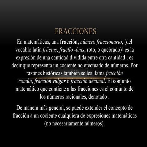 Diapositivas fracciones | PPT