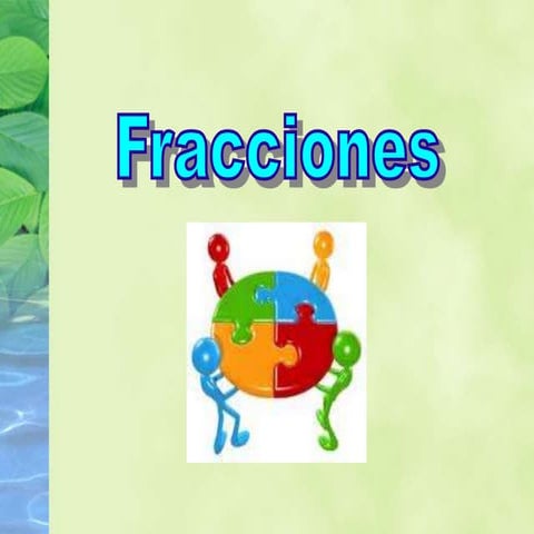 Fracciones | PPTX