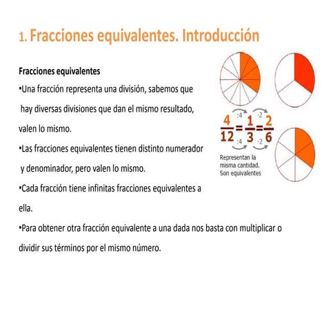 Fracciones (teoría) | PDF