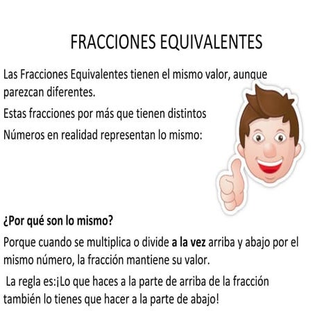 Fracciones equivalentes.. 2 | PPT