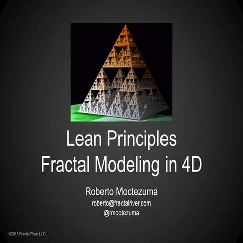 Lean Principles And Fractal Modeling In 4d Ppt