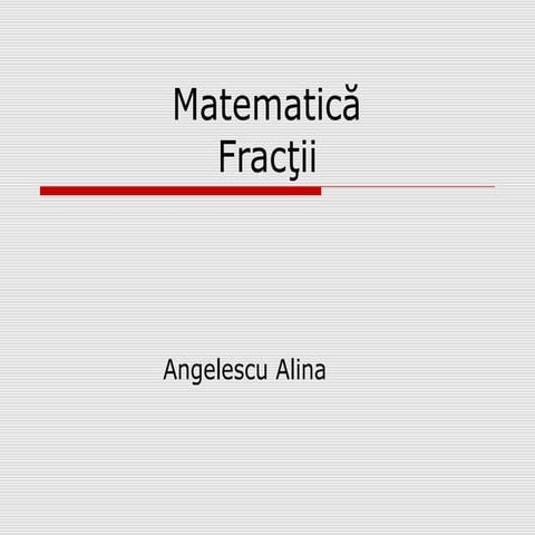 Fractii | PPT