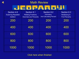 Classroom jeopardy rules | PPT