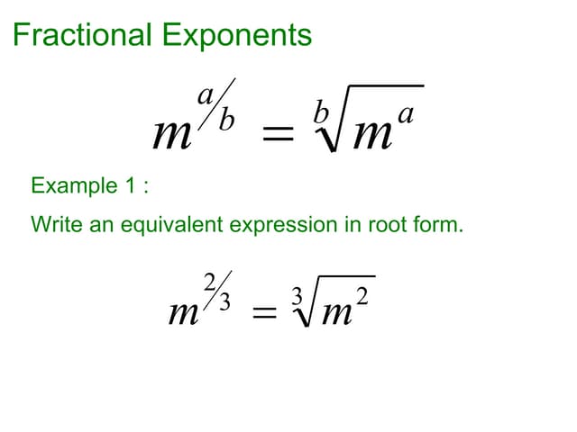 zero, negative and rational exponents | PPTX