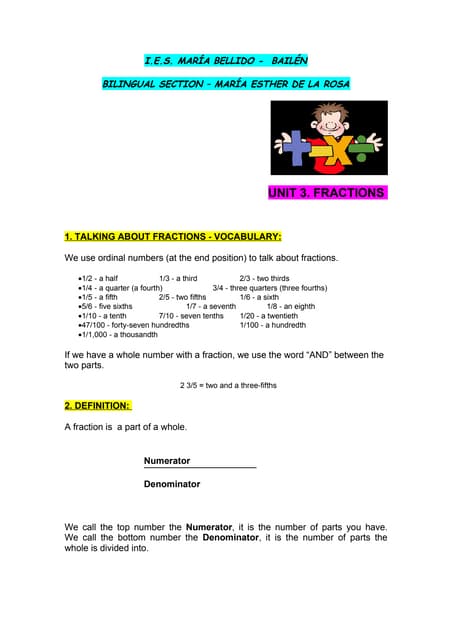 3rd grade fractions | PPT
