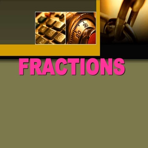 Fractions | PPT | Food & Drink
