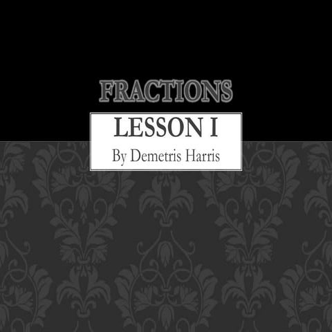 Name and write fraction | PPT