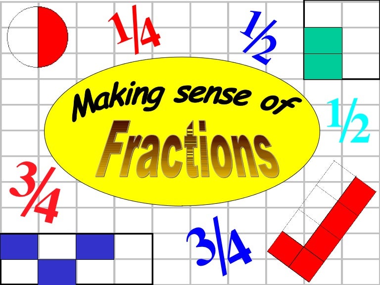 Fractions: Making sense