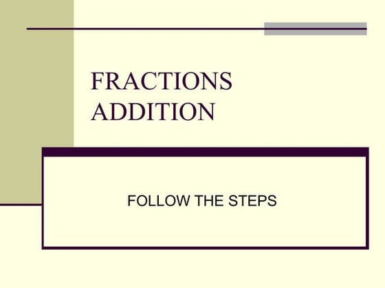 Simplifying Fractions | PPTX