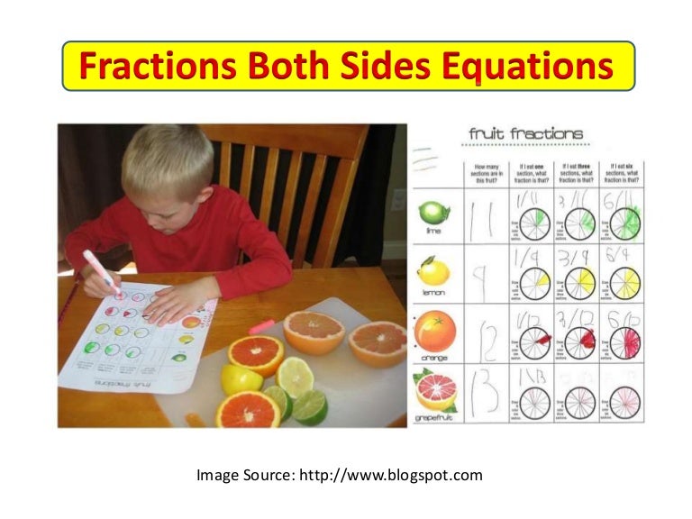 Equations With Fractions On Both Sides Equations With Fractions On Both Sides