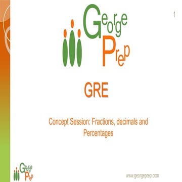 Fractions, Decimals and Percents (FDP) | PPTX