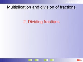 Understanding division of fractions | PPT