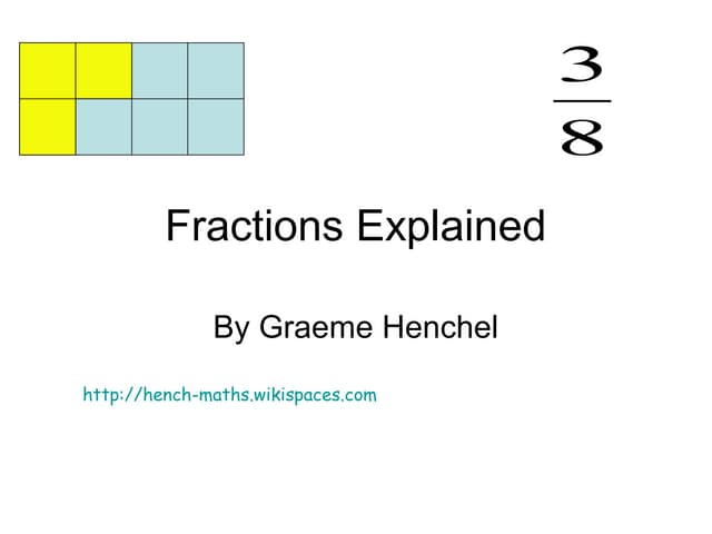 Adding and subtracting fractions | PPT