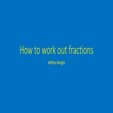 Fractions Introduction | PPT