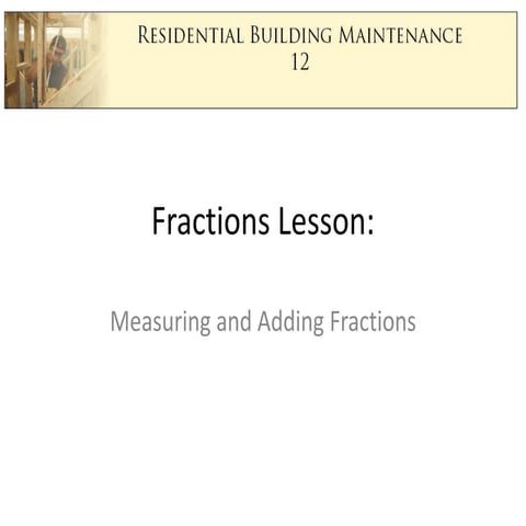 Fractions lesson | PPTX