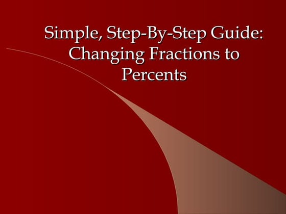 Converting Fractions | PPT