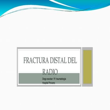 ESSALUD - GUIA CLINICA DE PRACTICA MEDICA DE RADIO DISTAL EN ADULTOS | PPTX
