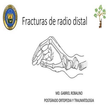 ESSALUD - GUIA CLINICA DE PRACTICA MEDICA DE RADIO DISTAL EN ADULTOS | PPTX