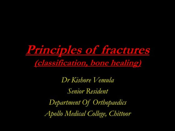 Types of Fractures | PPT