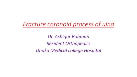 Elbow dislocation treatment options and recovery time | PPT