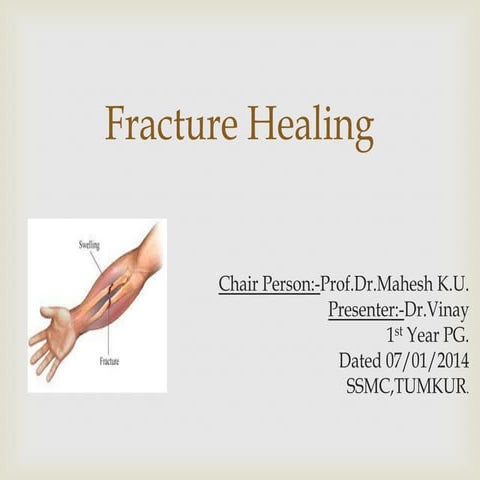 Fracture healing,stages& Factors affecting fracture healing | PPTX