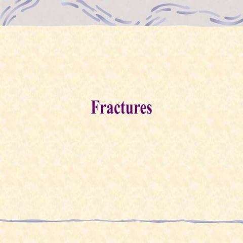 Fractures medical surgical nursing .ppt