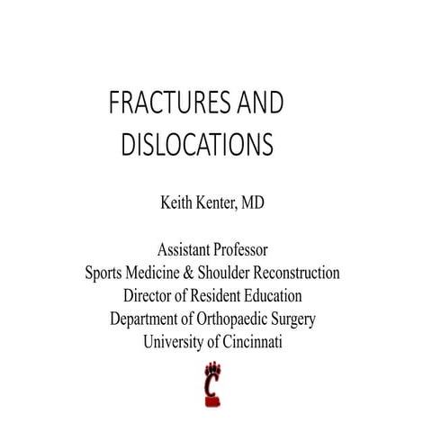 Fractures and-dislocations | PPTX
