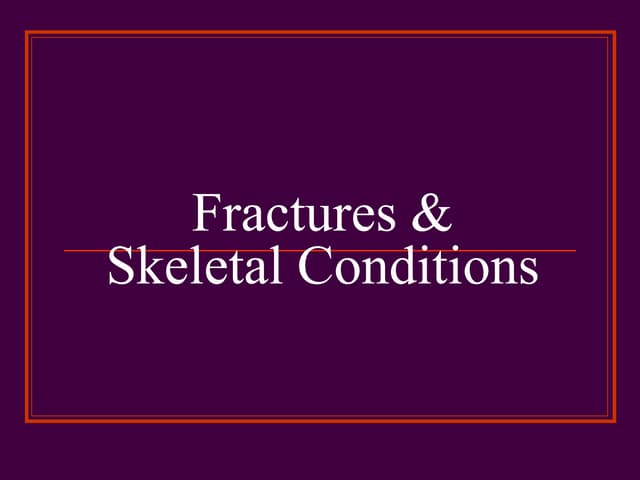 common diseases/disorders of the skeletal system | PPT