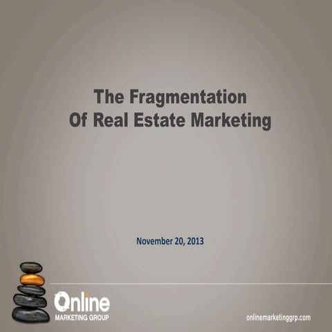 Fragmentation of real estate marketing online marketing group ilana ...