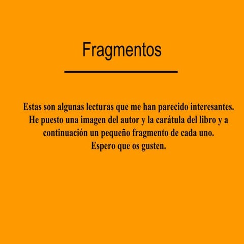 Fragmentos | PPS