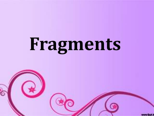 Sentence vs-fragment | PPT